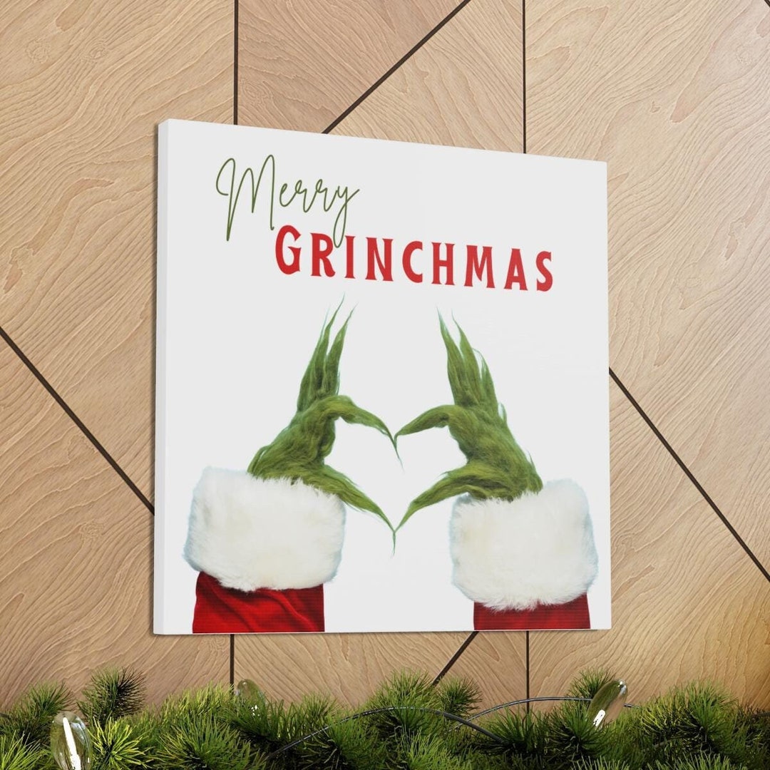 Merry Grinchmas Mini Wall Art RV Holiday Sign for Christmas, the Grinch ...