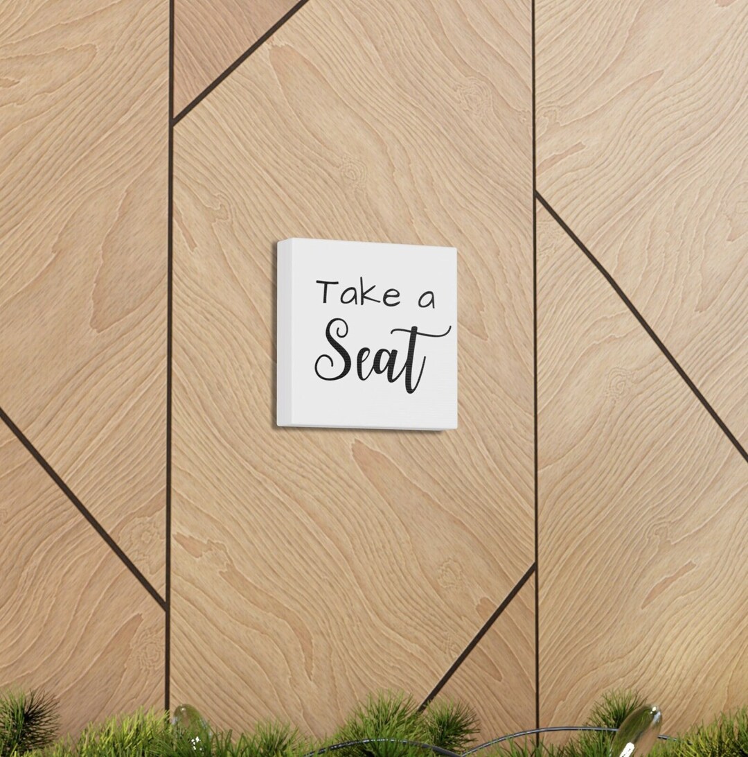 Funny Bathroom Sign, RV Sign for Bathroom, Take a Seat Sign ...