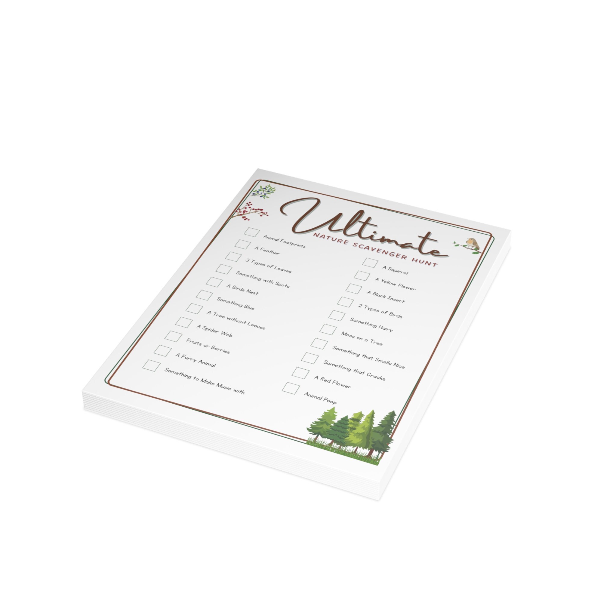 Ultimate Nature Scavenger Hunt Printable for Teens, Nature Hunt for ...