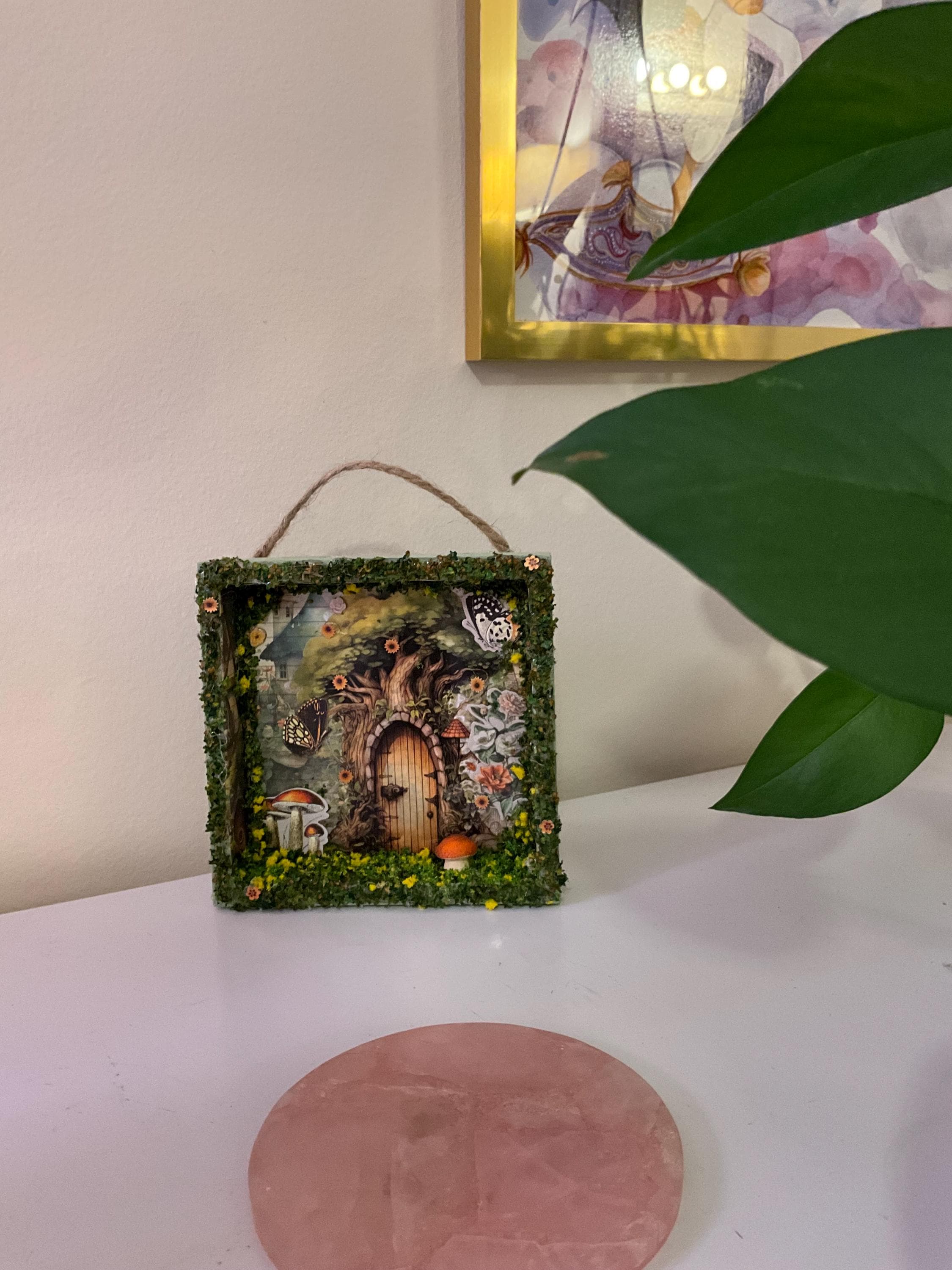 Magical Fairy Shadow Box, Mushroom Decor, Fairy Garden, Shadow Box ...