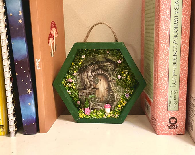 Magical Fairy Shadow Box, Art Box, Wall Decor, Home Decor, Mushroom ...