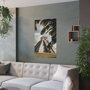 Printable Chichen Itza Digital Download | Mayan Ruins Landscape Wall ...