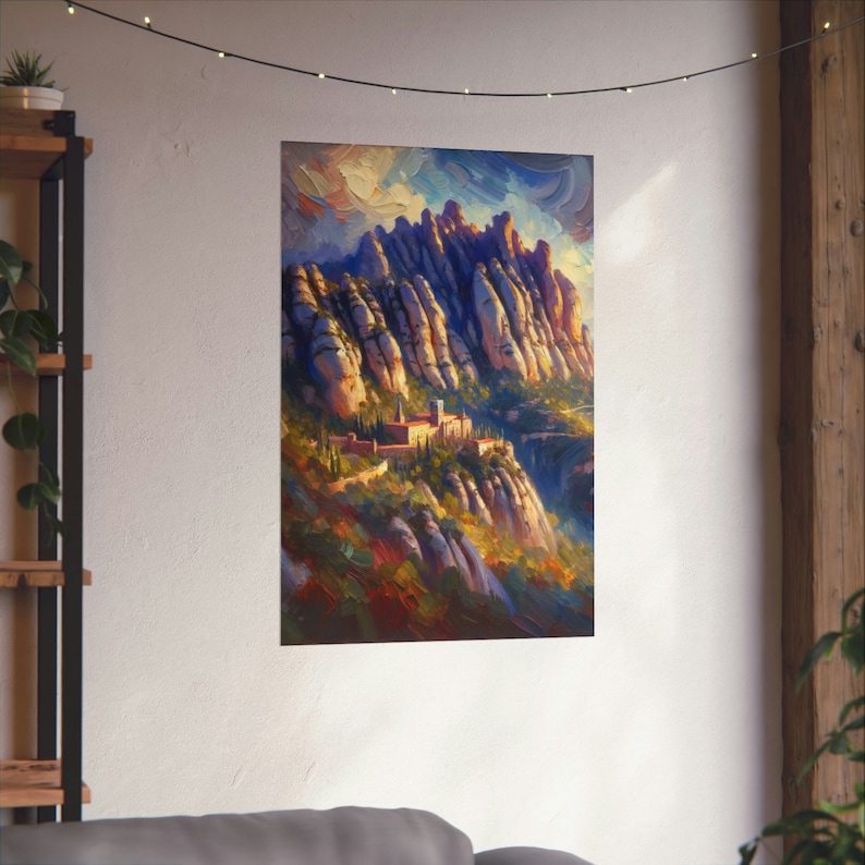 Montserrat Spain Art Print: Travel Photography Souvenir (digital ...