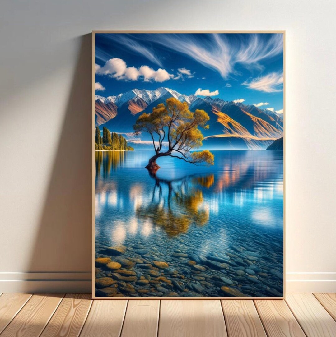 Lake Wanaka Print: New Zealand Travel Photography (digital Download) - Etsy