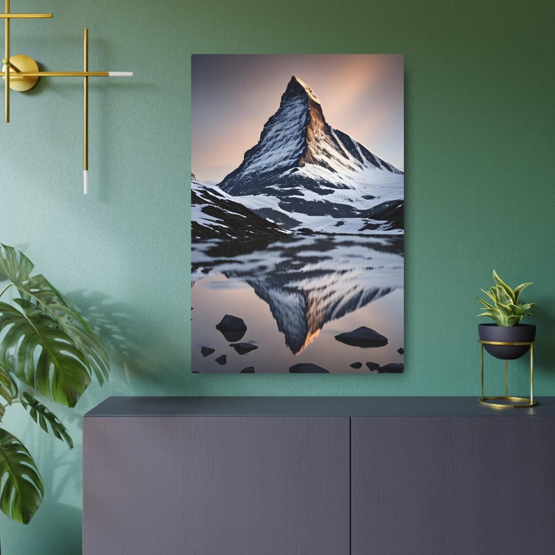 Matterhorn Poster: Zermatt Mountain Landscape Photography (digital ...