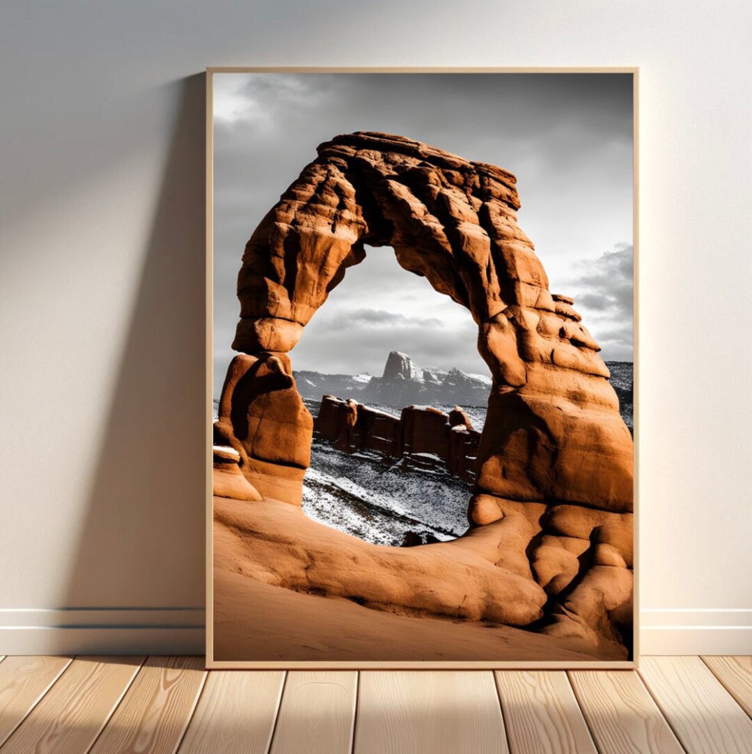 Delicate Arch Print: Utah Arches National Park Photography (digital ...