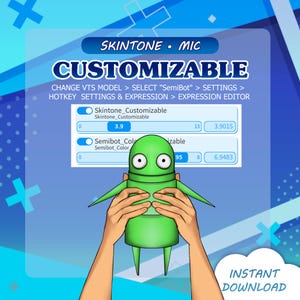 R.E.P.O. Semibot Vtuber Model: Live2d, TTS Ready, Custom Colors - Etsy
