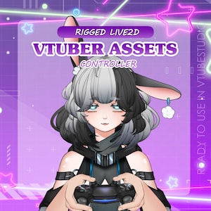 Rigged and Controllable Game Controller | Vtuber Asset | Color ...