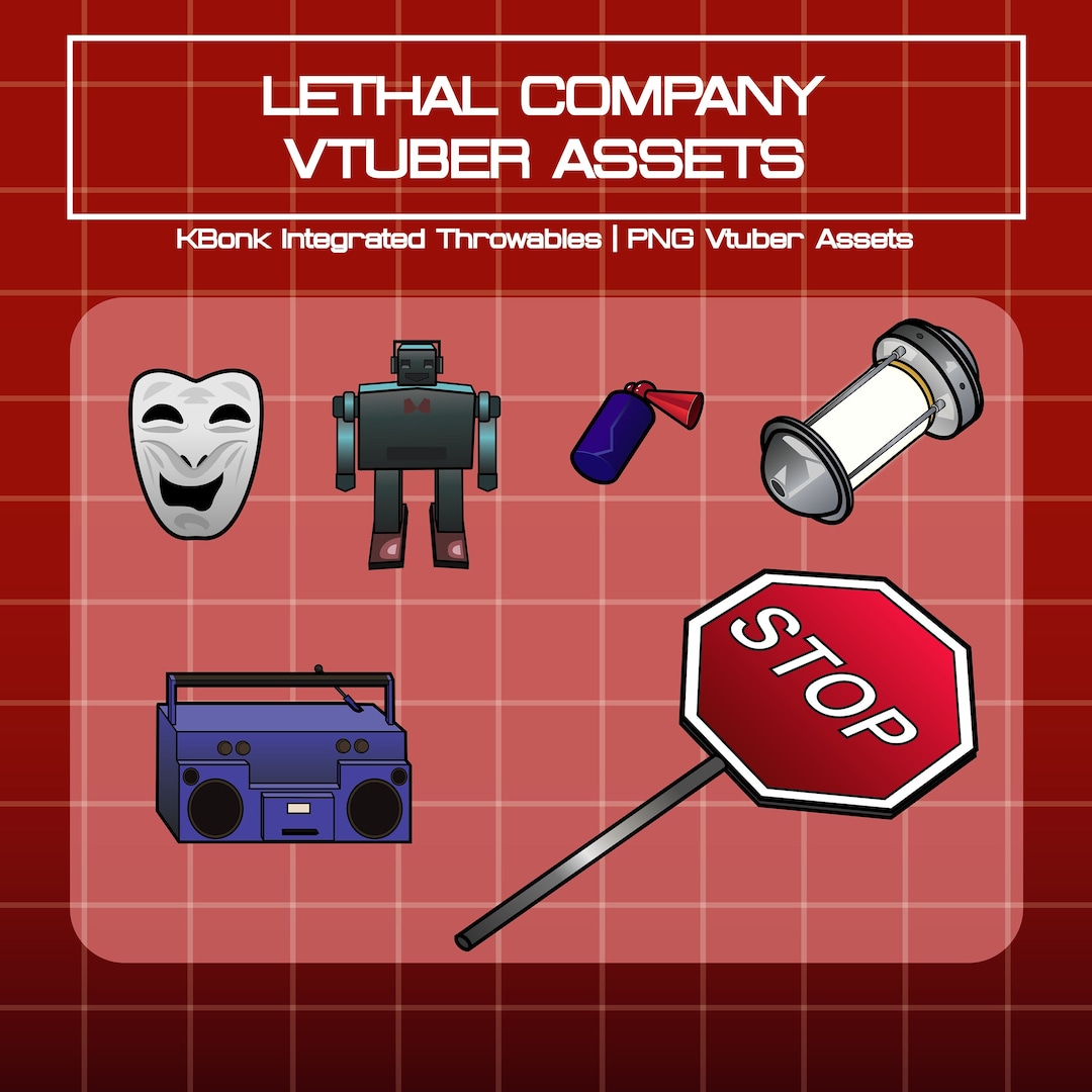 Lethal Company Throwables for Vtube Studio | Twitch Integrated Throwing ...