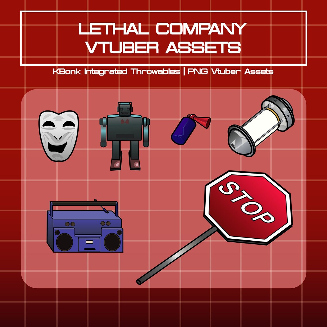 Lethal Company Throwables for Vtube Studio | Twitch Integrated Throwing ...