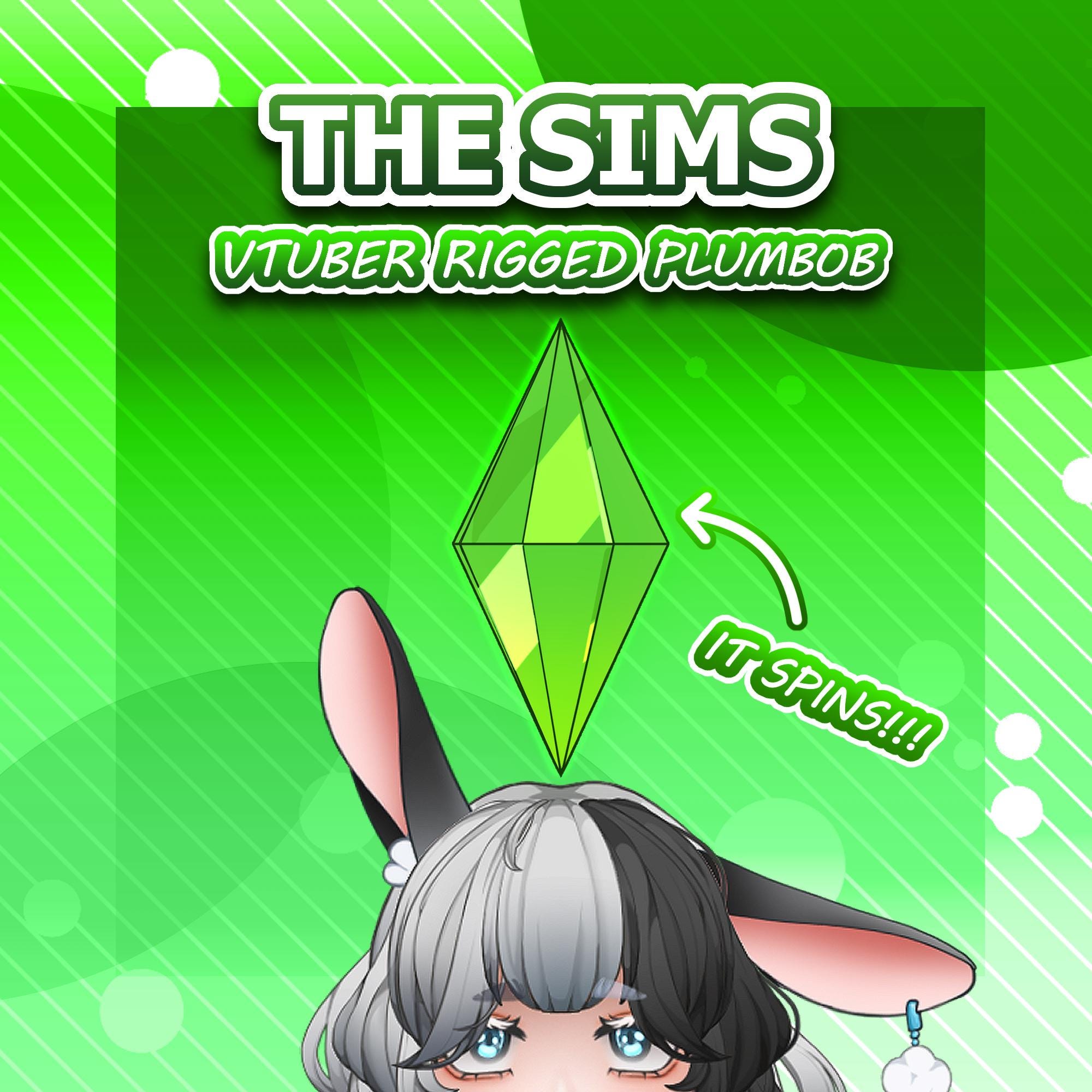 Sims Plumbob Vtuber Asset Animated and Rigged Three Status Colors - Etsy