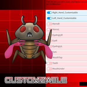 Lethal Company Hoarder Bug Rigged and Animated Vtuber Asset, Vtuber ...