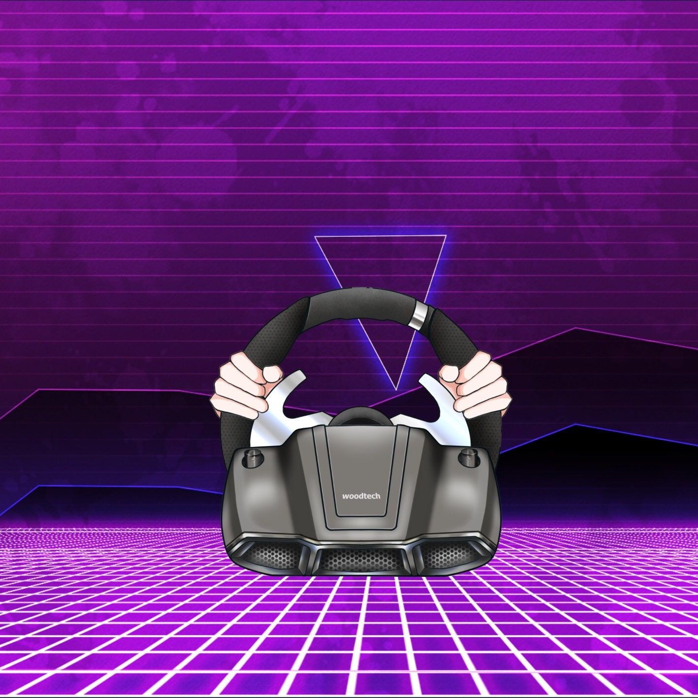 Rigged and Controllable Steering Wheel With Custom Skintone vtuber ...