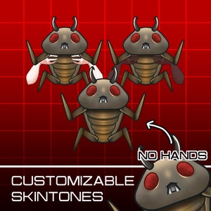 Lethal Company Hoarder Bug Rigged and Animated Vtuber Asset, Vtuber ...