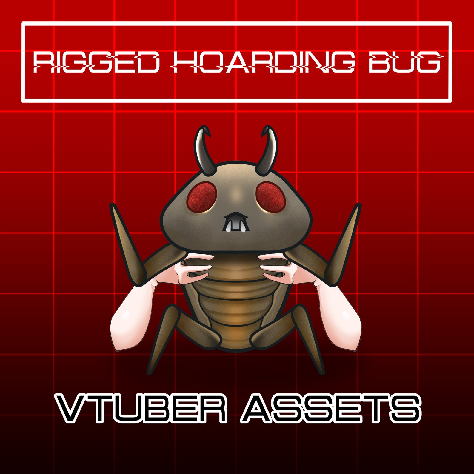 Lethal Company Hoarder Bug Rigged and Animated Vtuber Asset, Vtuber ...