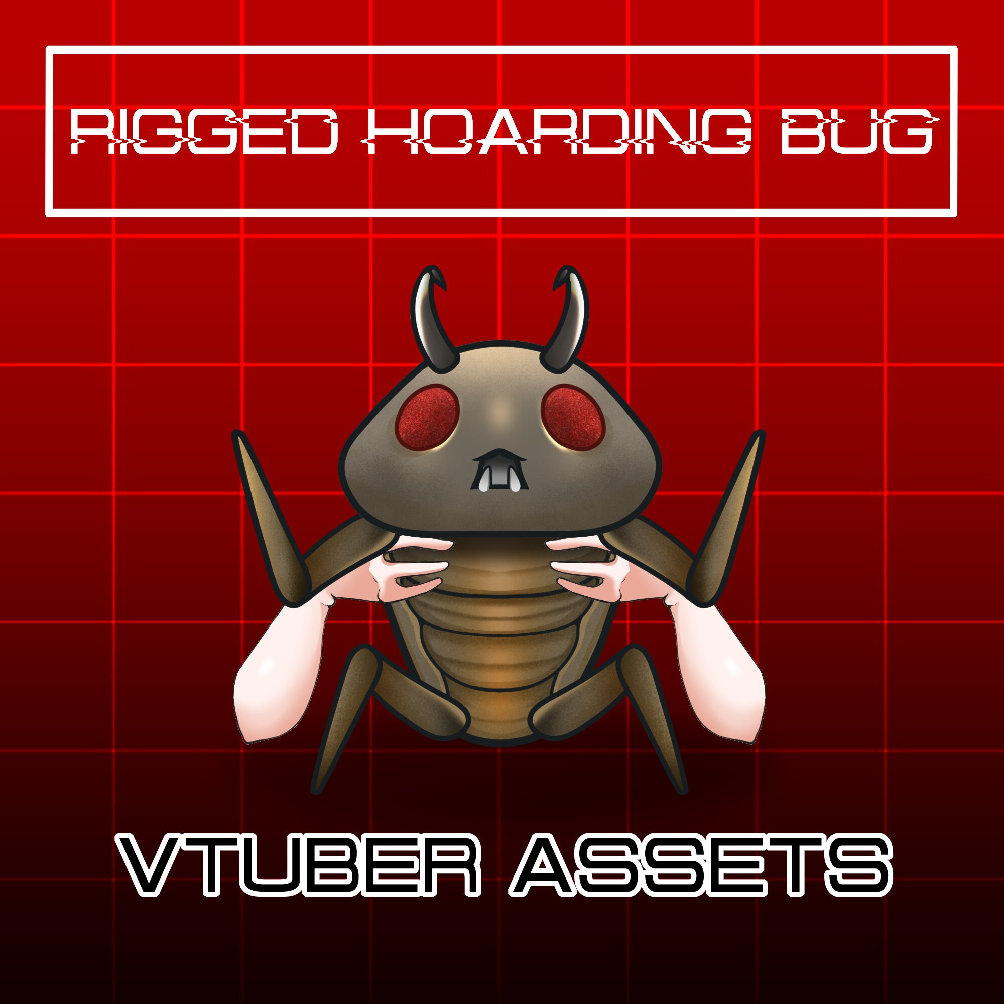 Lethal Company Hoarder Bug Rigged and Animated Vtuber Asset, Vtuber ...