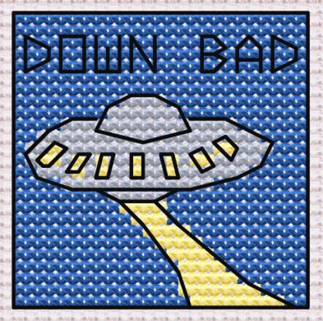 Down Bad Cross Stitch Pattern - Etsy