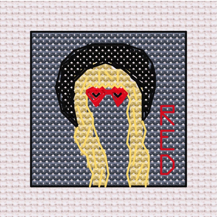 Taylor Swift Album Cross Stitch Patterns - Etsy