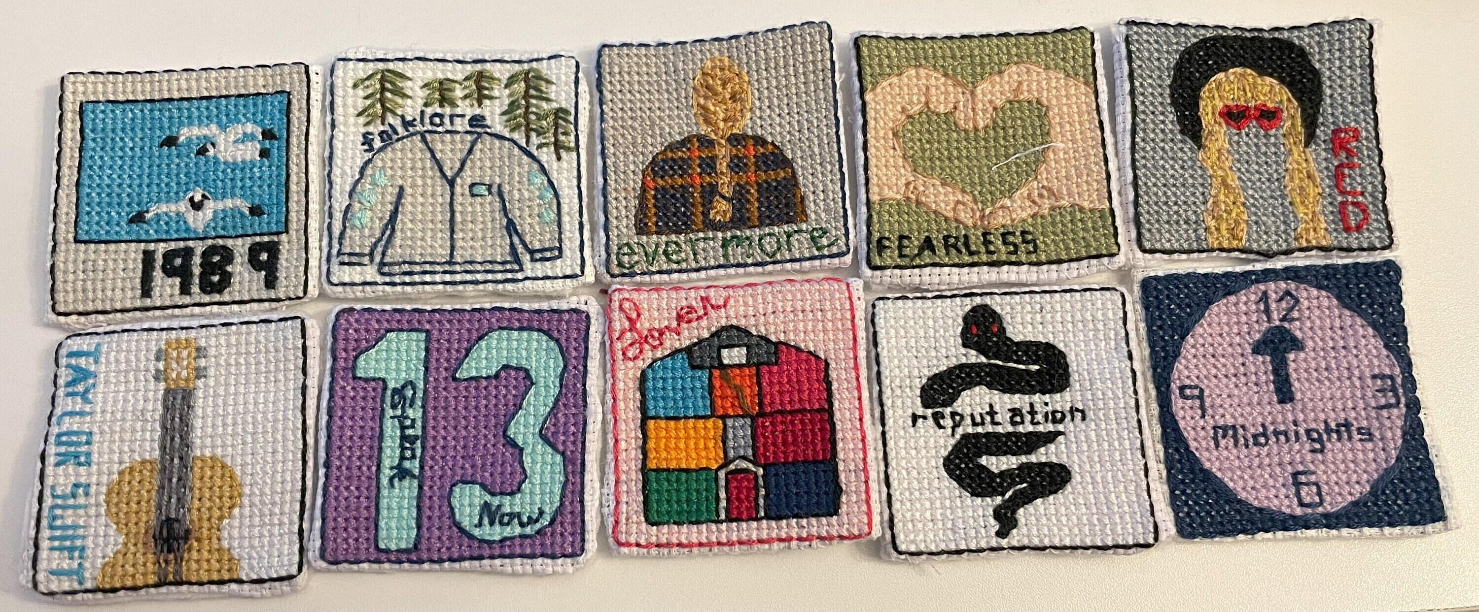 Taylor Swift Album Cross Stitch Patterns - Etsy