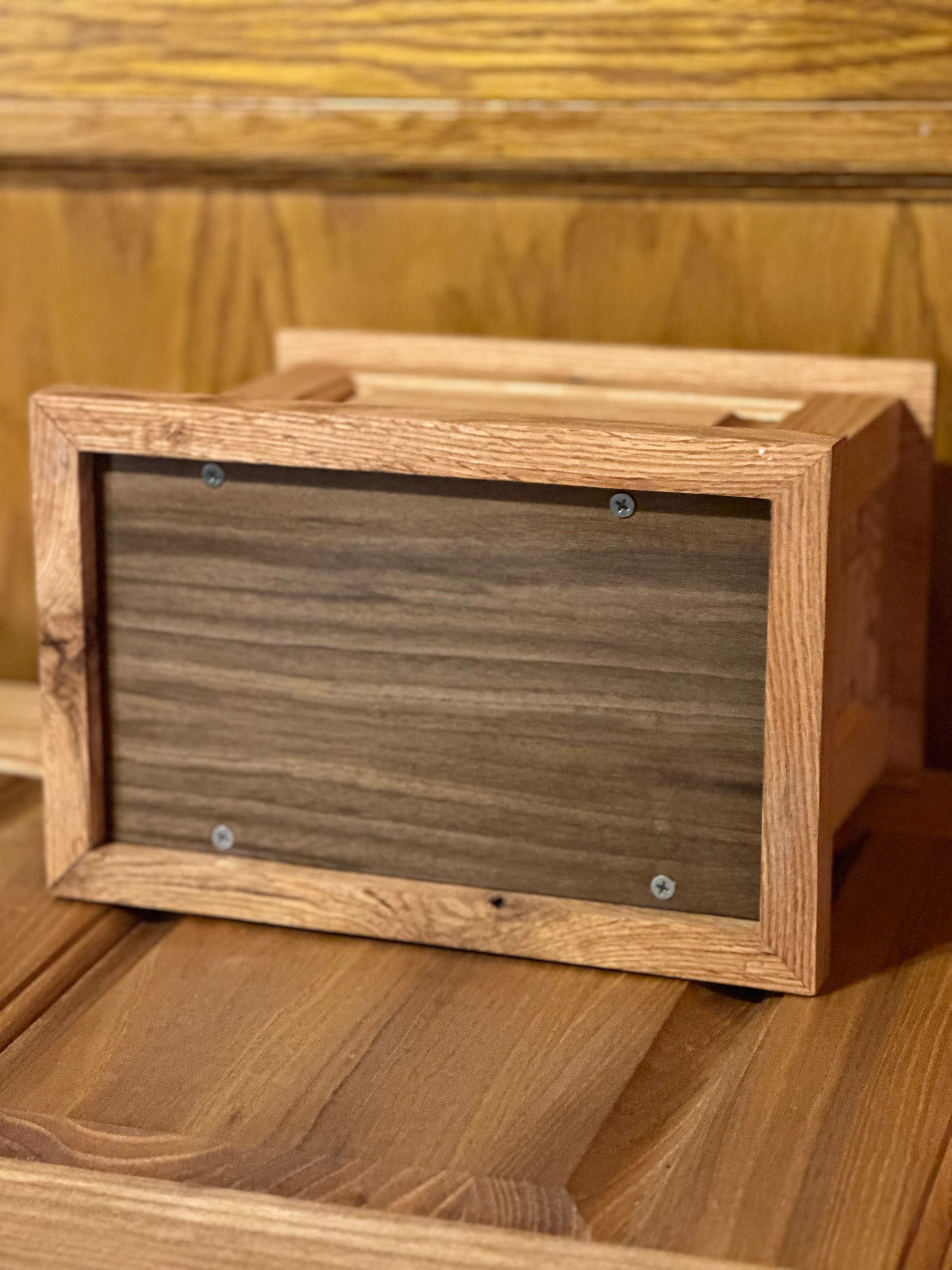Cremation Urn Solid Oak Large Capacity Raised Panel Construction - Etsy