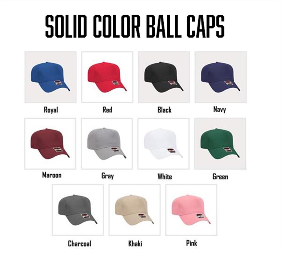 Custom Embroidered Ball Caps: Personalized Text – Your Logo – Custom ...