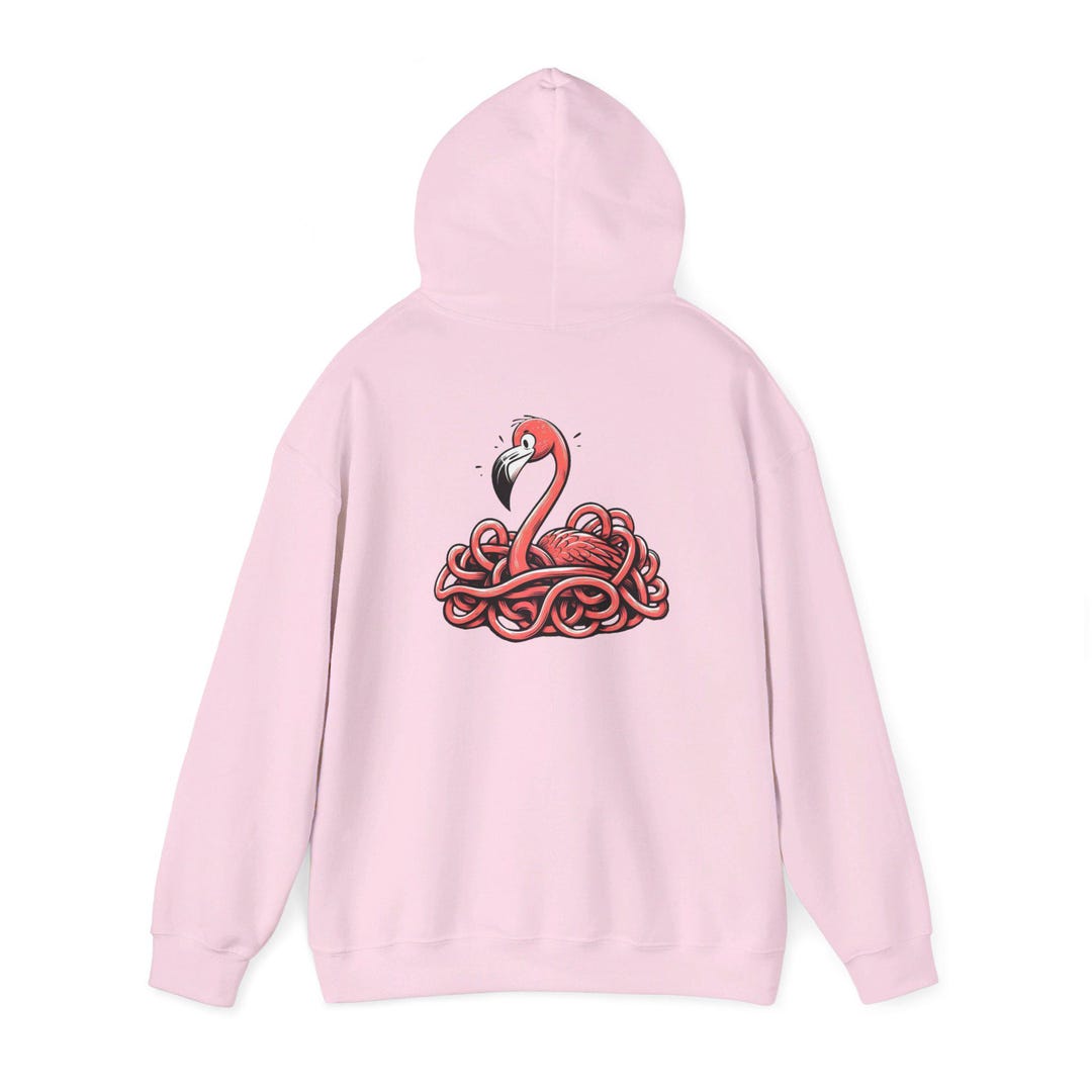Flamangle Hoodie #2, Flamingo, Pink, Mangled, Funny Unisex Pullover - Etsy