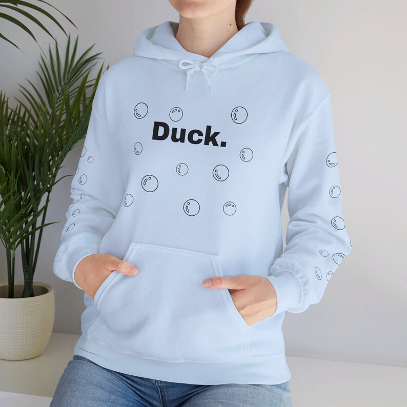 Deluxe Rubber Ducky Hoodie, Bubbles, Cute, Funny, Yellow Duck, Unisex ...
