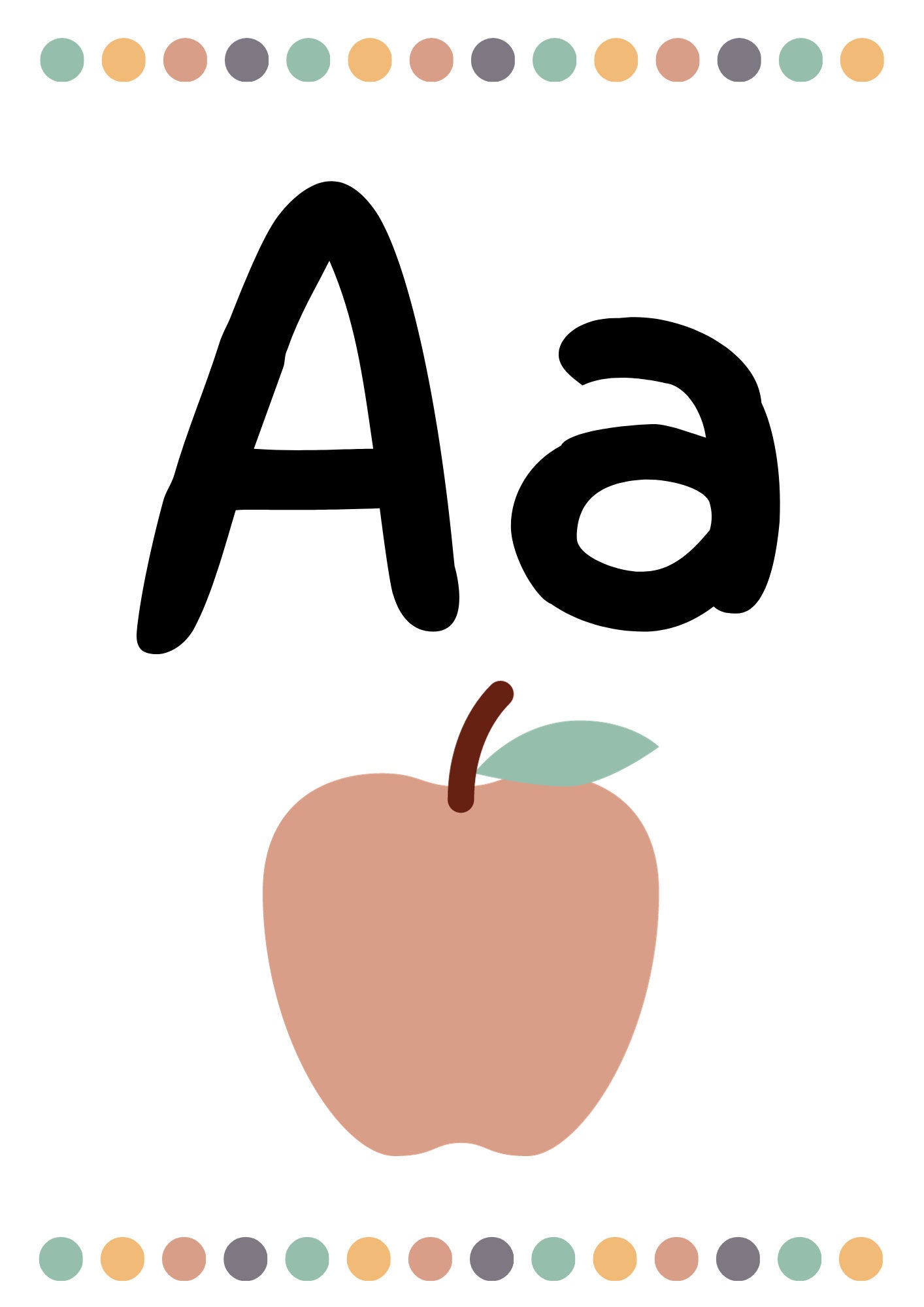 Classroom Alphabet Posters Capital and Lower Case - Etsy