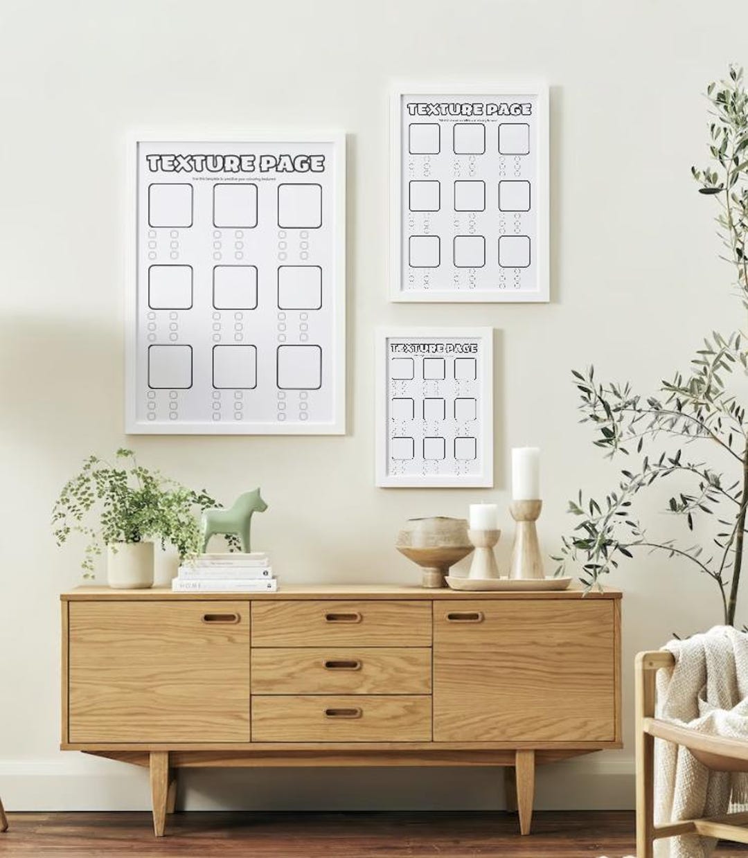 Custom Colouring Texture Pattern Template Page Practice Pattern Page I ...