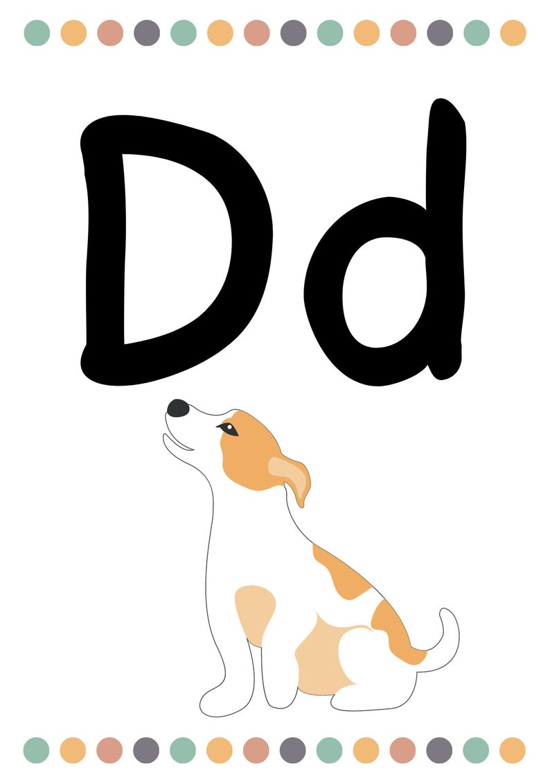 Classroom Alphabet Posters Capital and Lower Case - Etsy