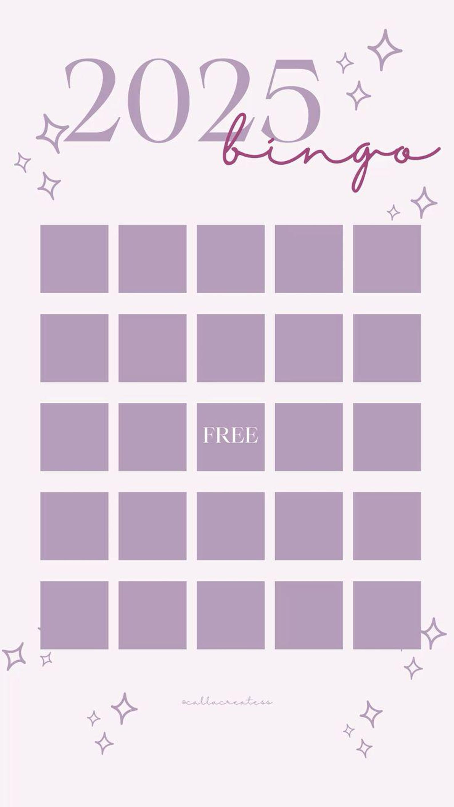 2025 Bingo Complete Future Goals Bingo Card 2025 Year Goals Bingo Card ...