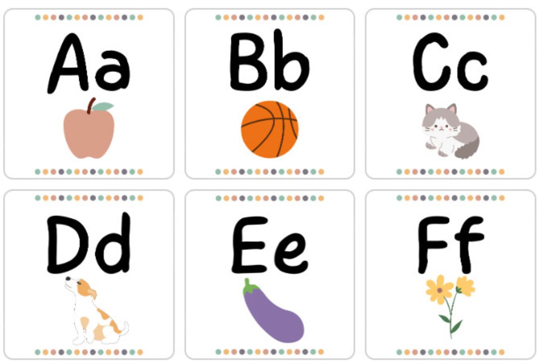 Classroom Alphabet Posters | Capital and Lower Case | 2025 Classroom ...
