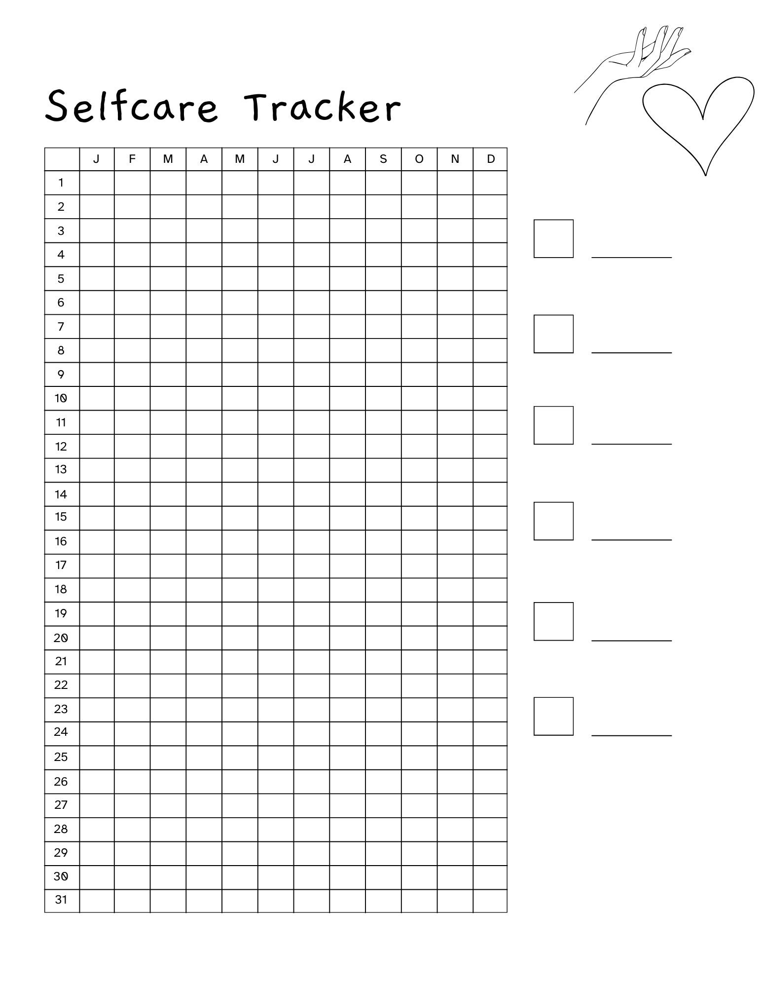 Monthly Trackers Bundle Printable daily Habit Tracker Bundle A5 Planner ...