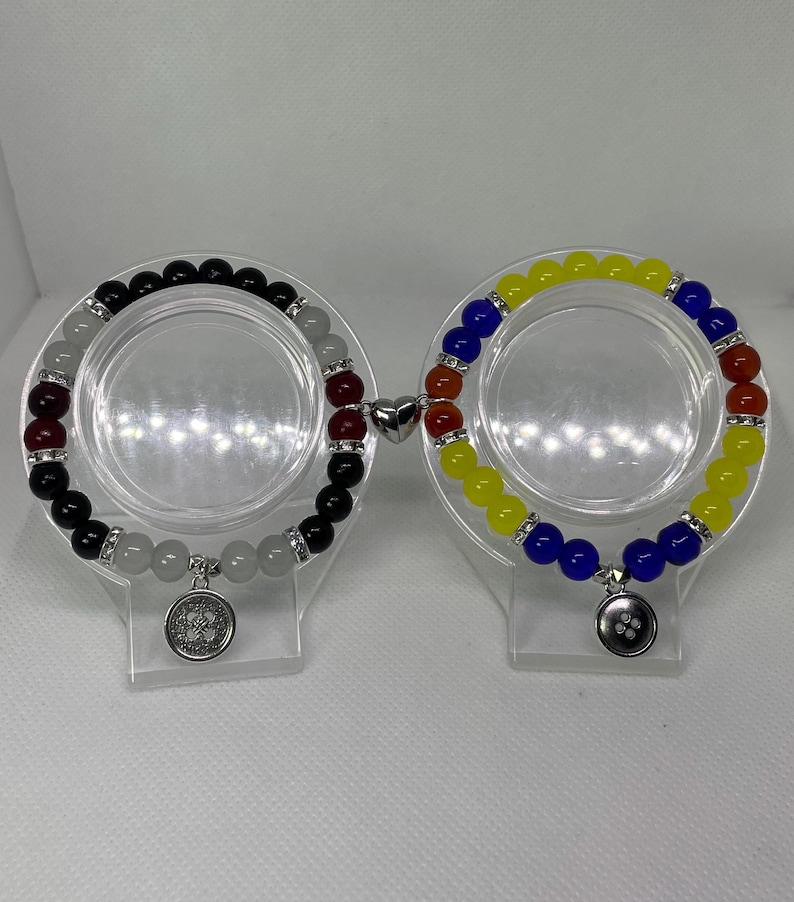 Coraline and Wybie Inspired Matching Bracelets, Coraline and Wybie ...