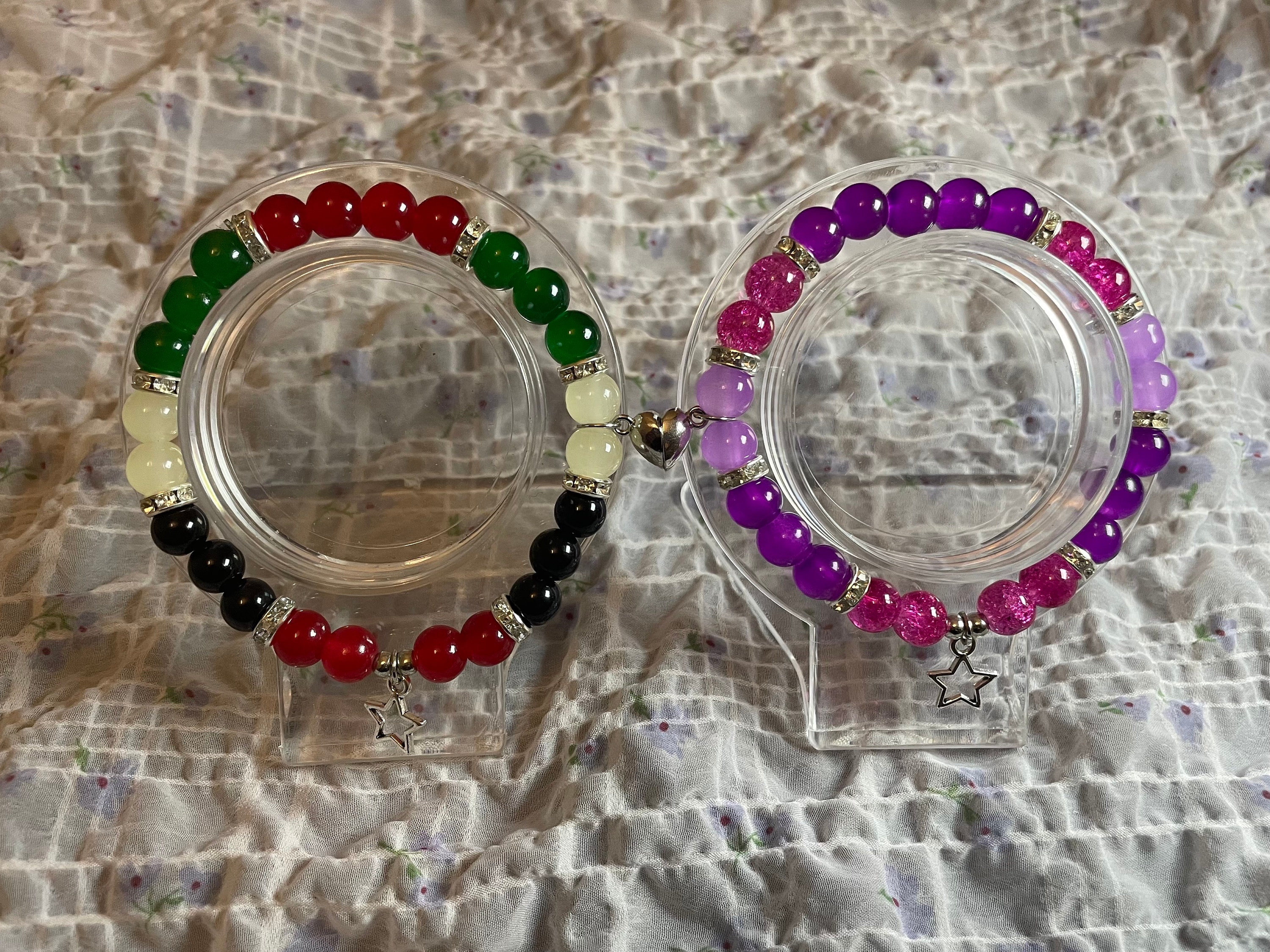 Teen Titans Starfire and Robin Themed Bracelets, DC Comics Matching ...