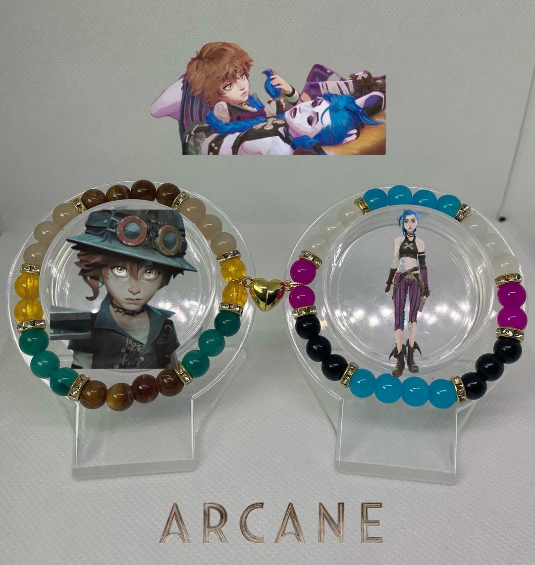 Jinx and Isha Inspired Matching Bracelets, Arcane, Isha and Jinx ...