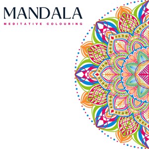 Mandala Meditative Colouring Book - Etsy