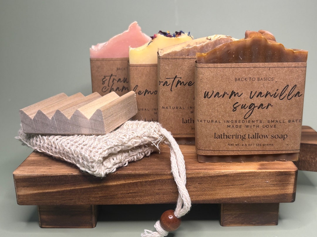 Tallow Soap Gift Set, Handmade Gift Box, Custom Gift Set, Gift for Her ...