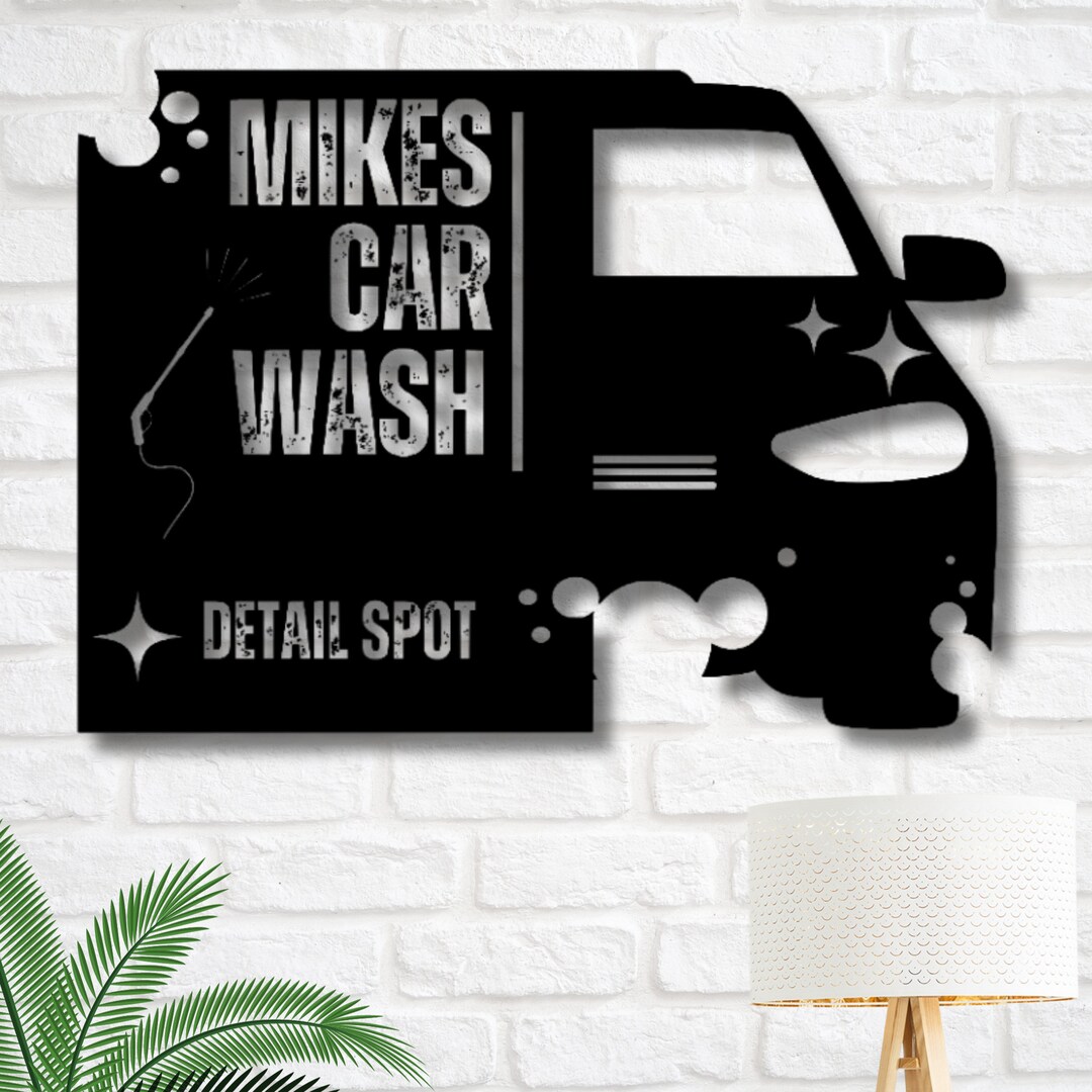 Detailer Car Wash Metal Sign - Etsy