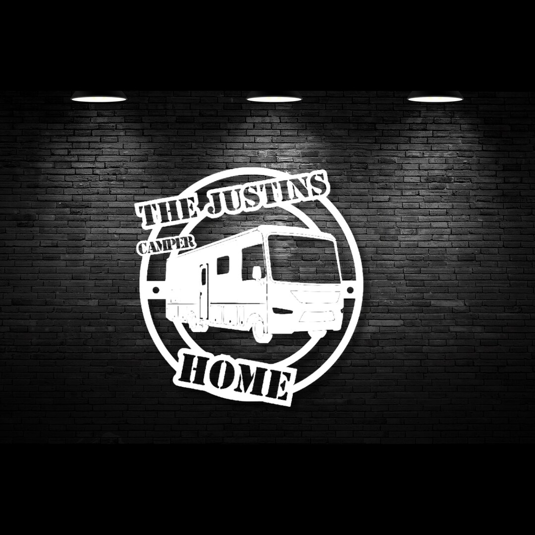 Welcome Home Metal Camper Sign - Etsy