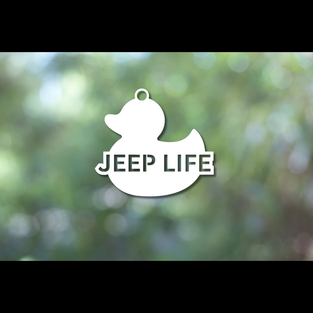 Jeep Life Duck Key Metal Chain - Etsy
