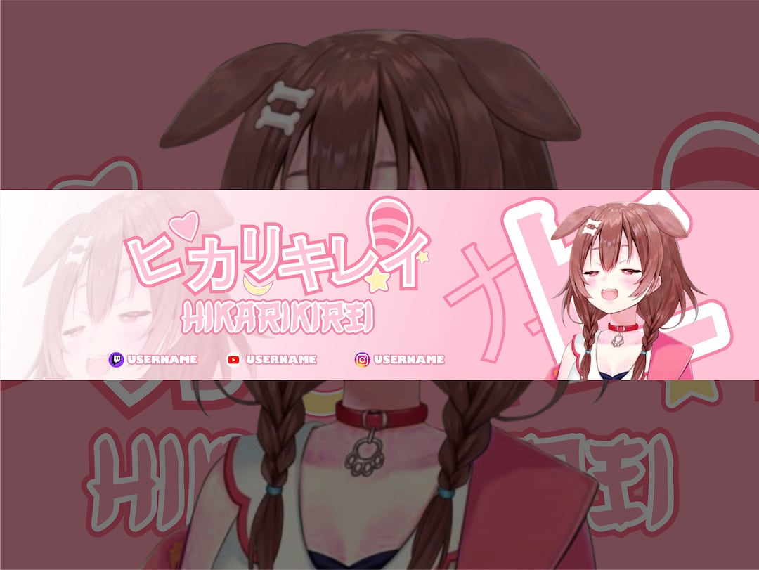 Custom Twitch Banner Youtube Banner Kick Banner Vtuber Banner Gaming ...