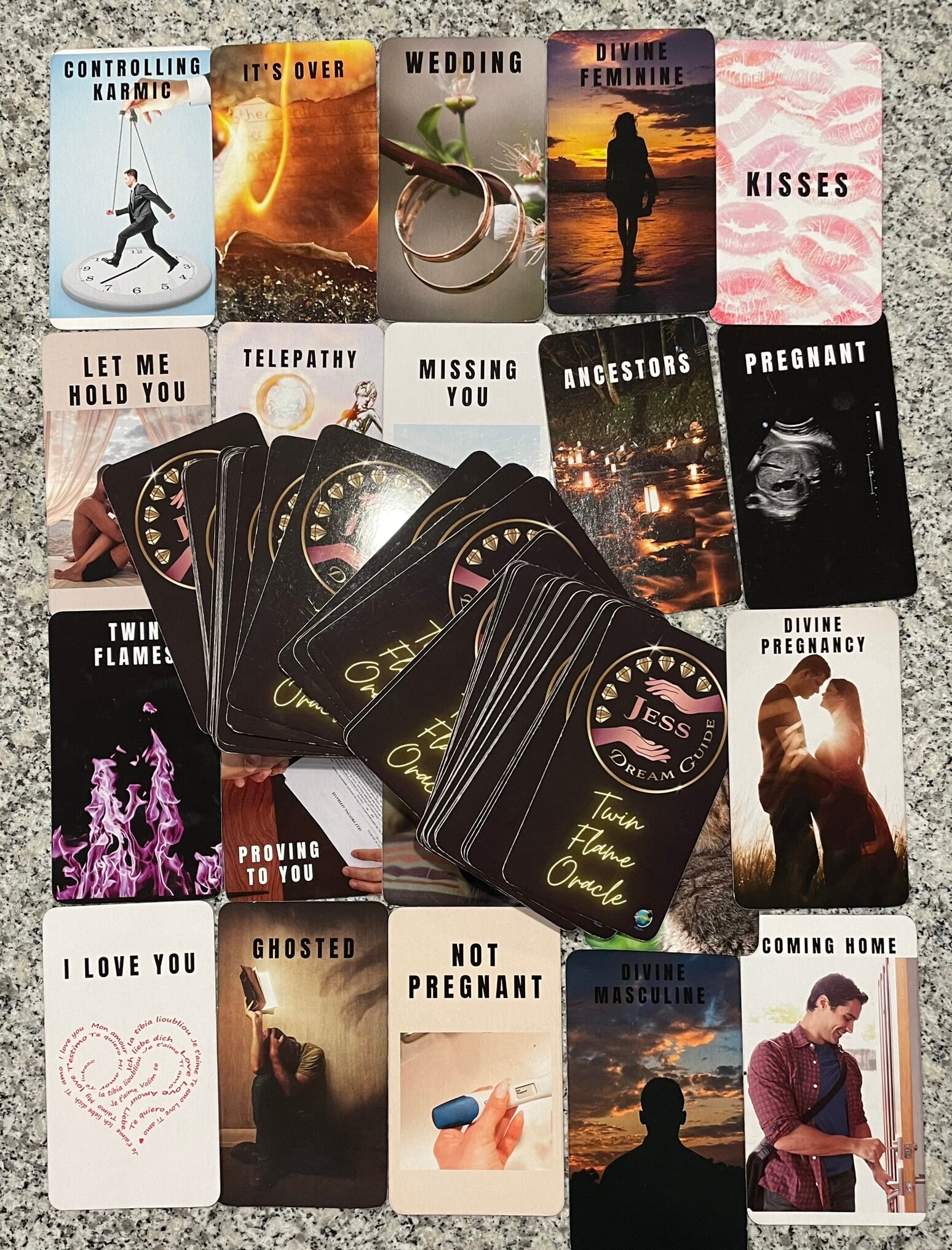Jess Dream Guide Twin Flame Oracle Deck - Etsy