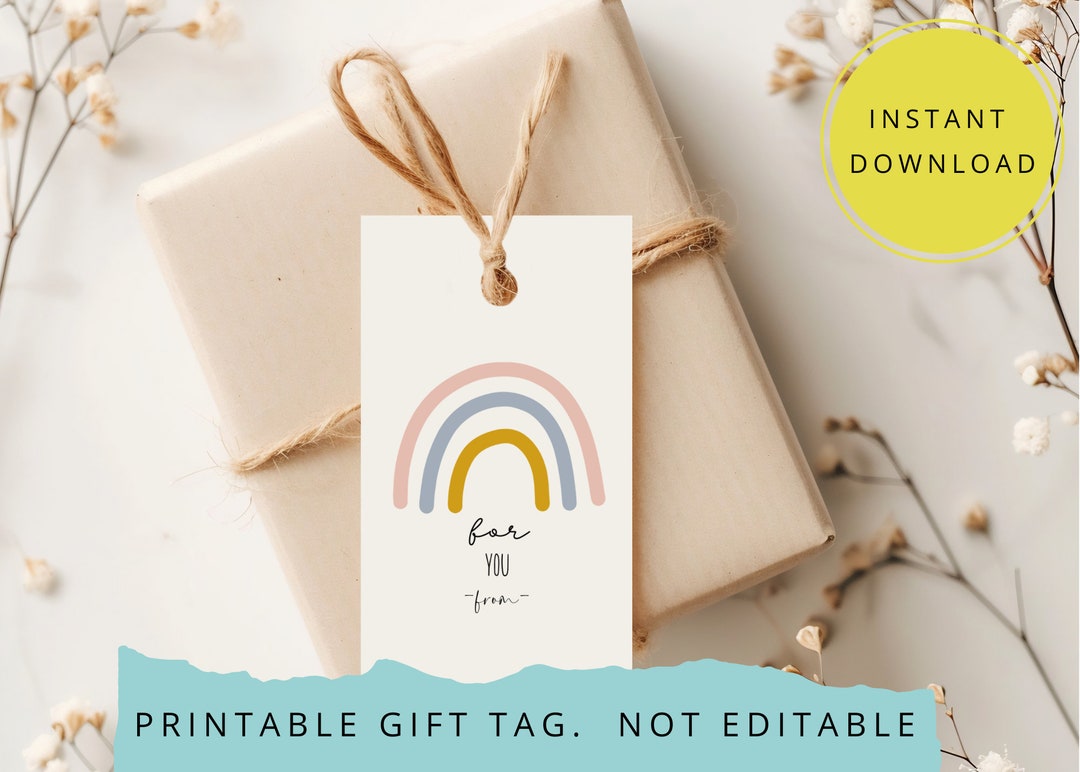 Printable for You Gift Tag, Party Tags, for You Labels, Favor Tags ...