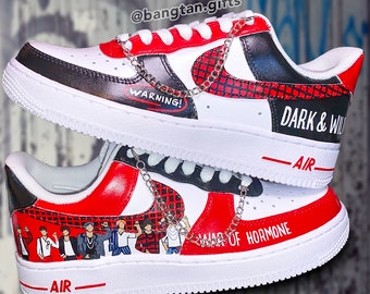 BTS Shoes | Kpop Gifts Bangtan JK Core Inspired - Etsy