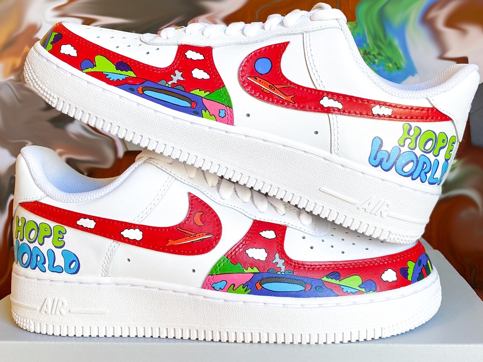 BTS Shoes Kpop Gifts Hopeword Inspired - Etsy