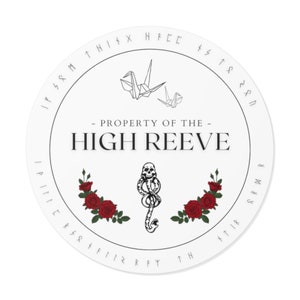 High Reeve Round Vinyl Sticker Manacled Draco Malfoy Fanfic - Etsy