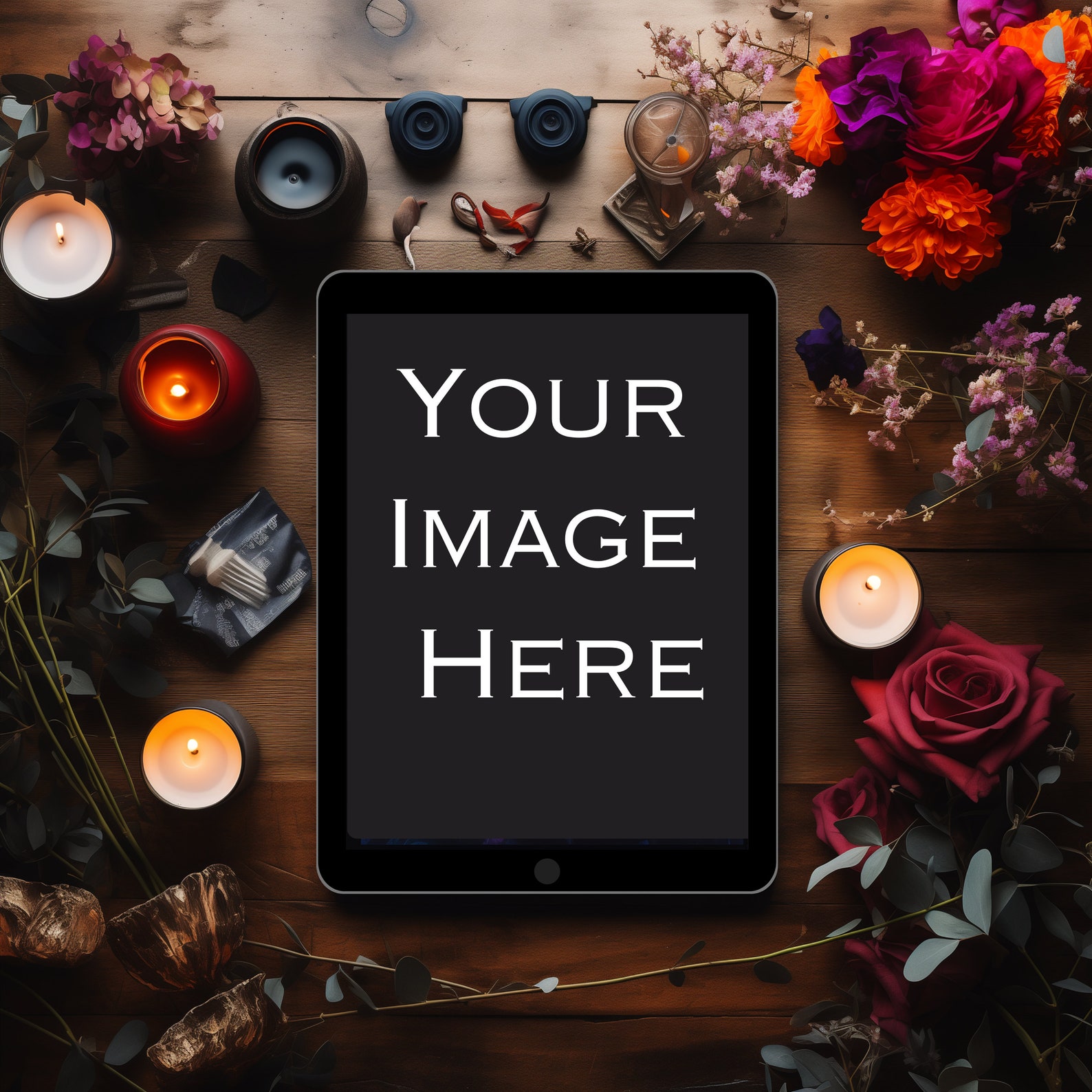 Bookstagram Flatlay Bundle Images Canva Ebook Mockup Bundle Ebook Cover ...