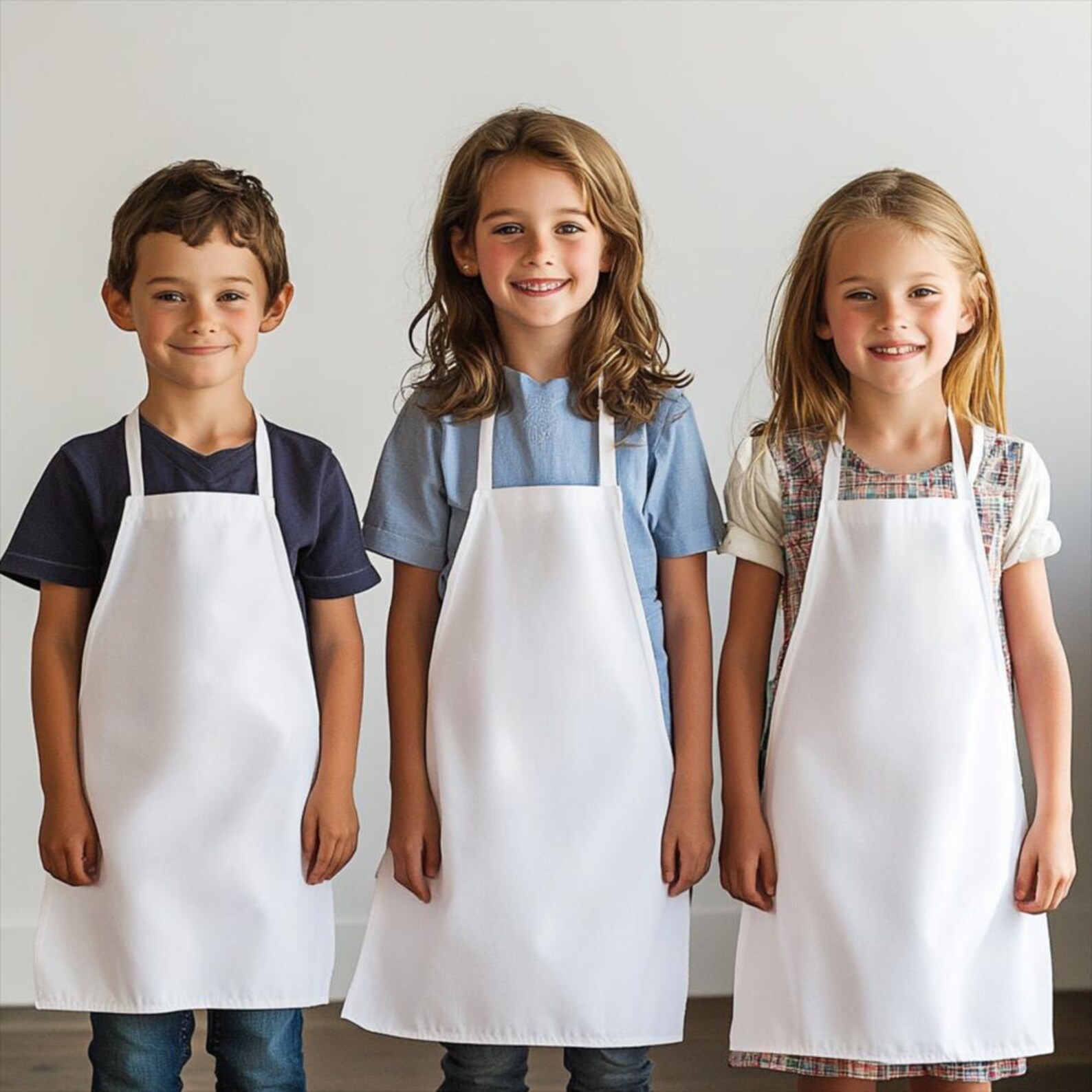 Kids Apron Mockup, Children's Apron Mockup, Youth Apron Mockup, White ...