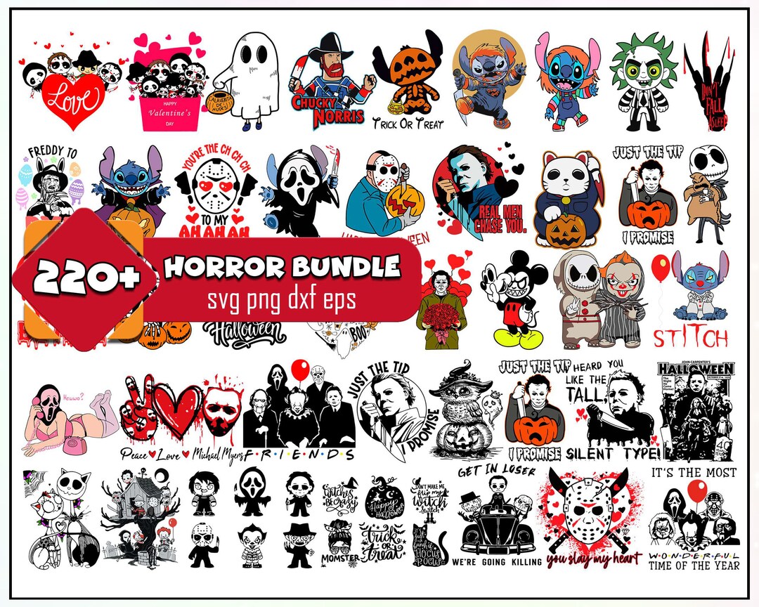 Horror SVG Bundle, Horror Characters SVG, Horror Movie Svg Bundle ...